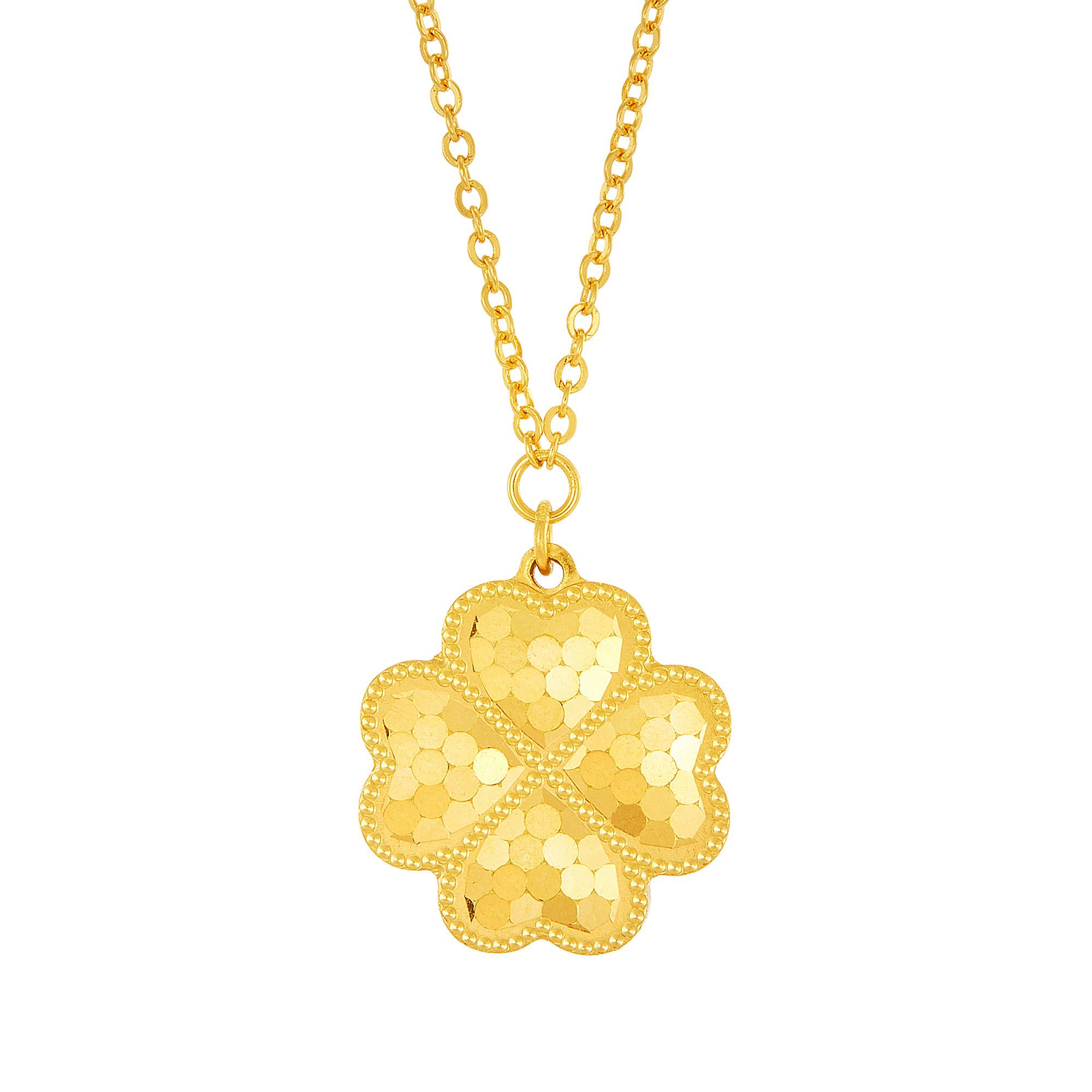 999/24K Yellow Gold Necklace WWGC1060823