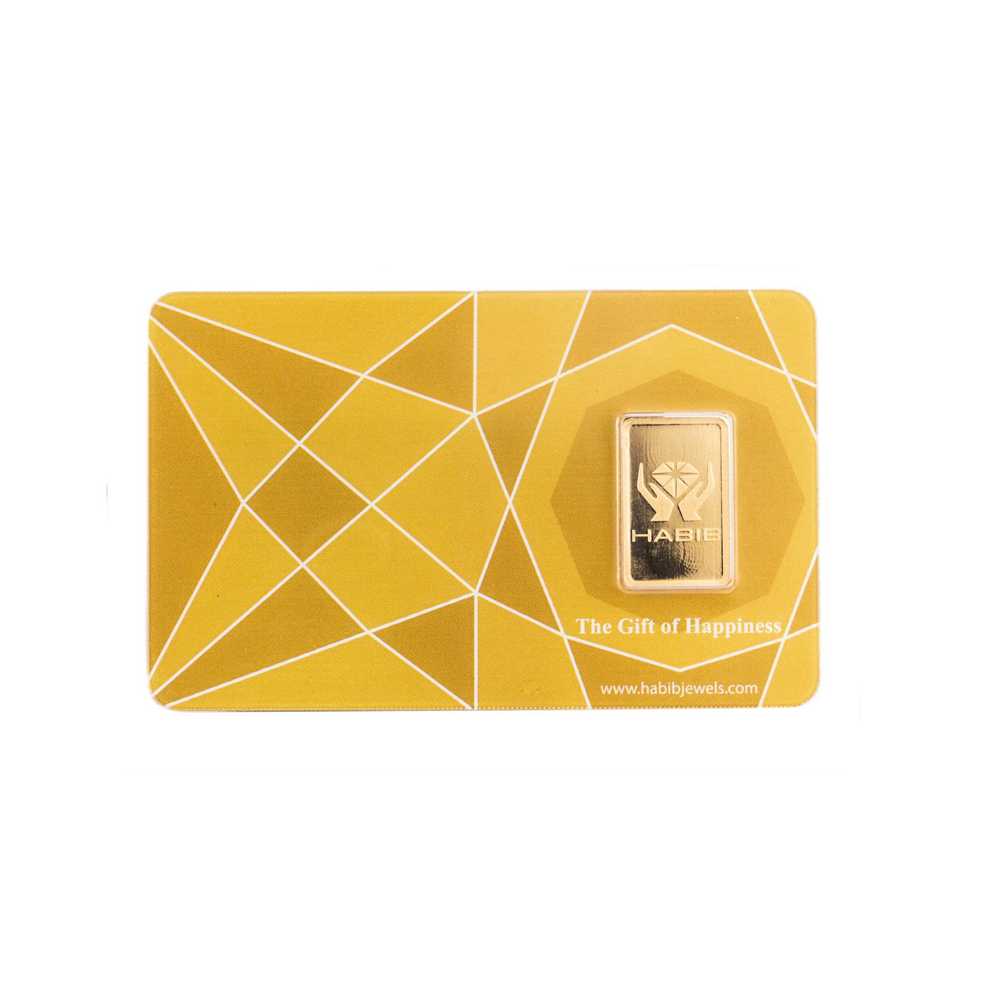 HABIB 2.5g 999.9 Gold Bar - London Bullion Market Association LBMA ...