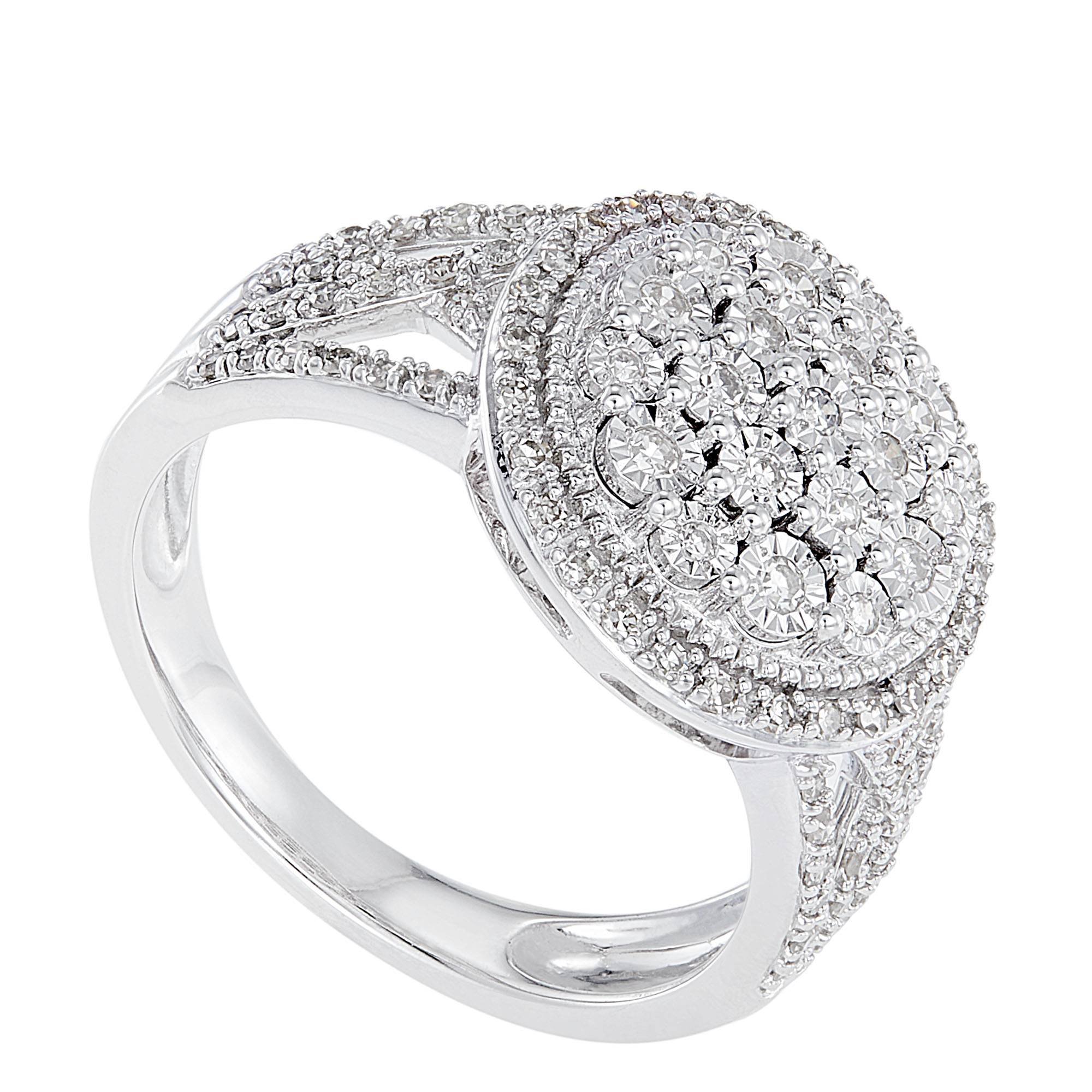 Round Diamond Ring in 375/9K Yellow Gold 25786 | HABIB