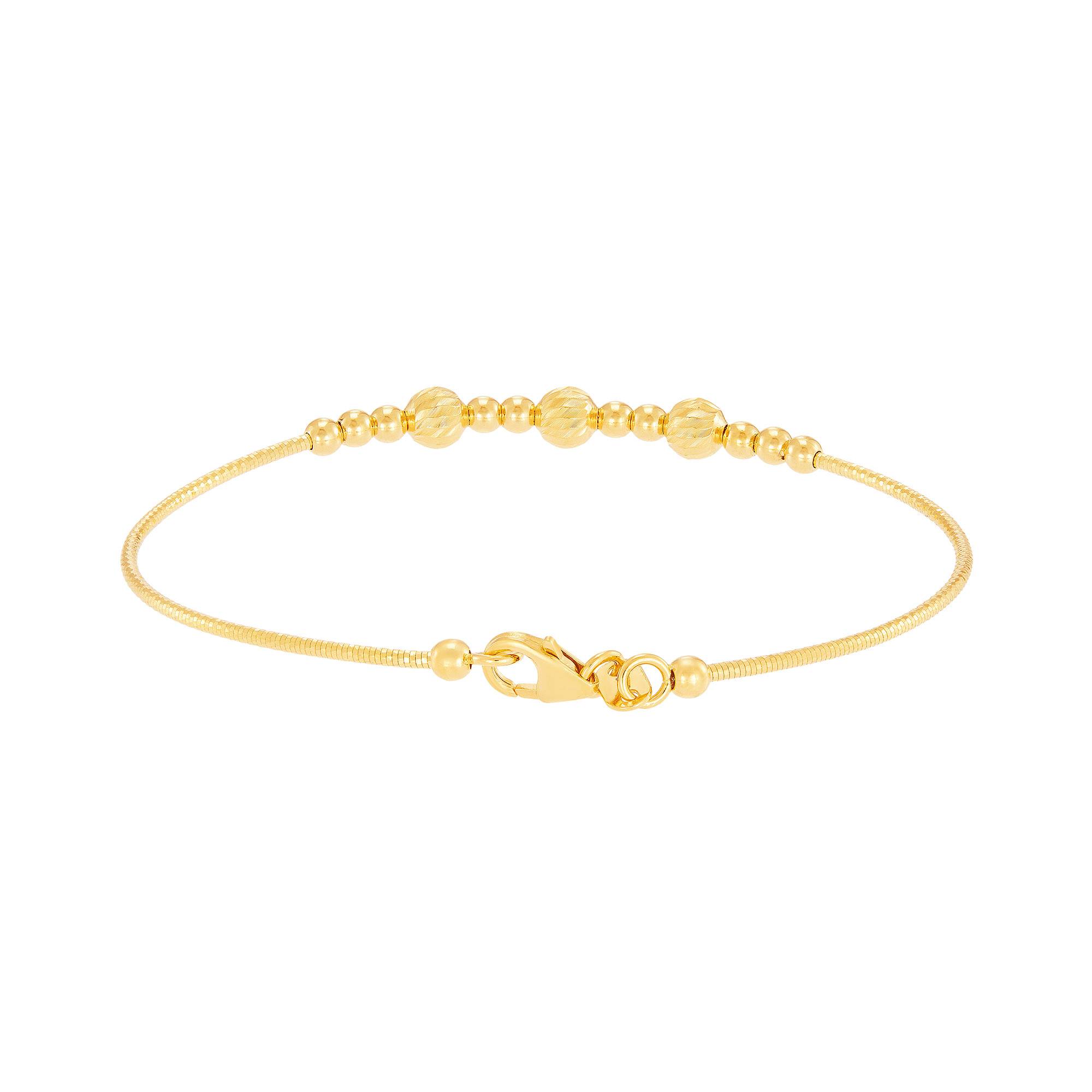 Oro Italia 916 Yellow Gold Bangle GB89300722
