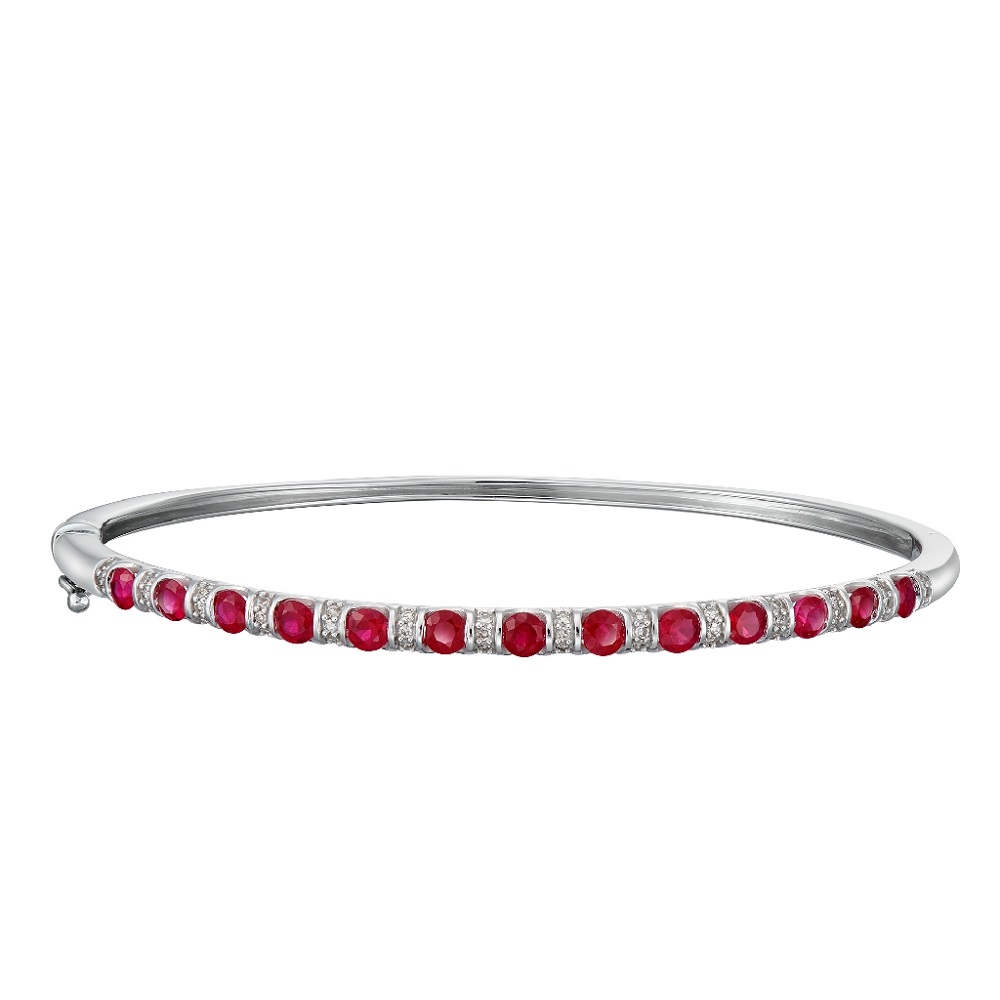 Ruby Diamond Bangle | HABIB Jewels